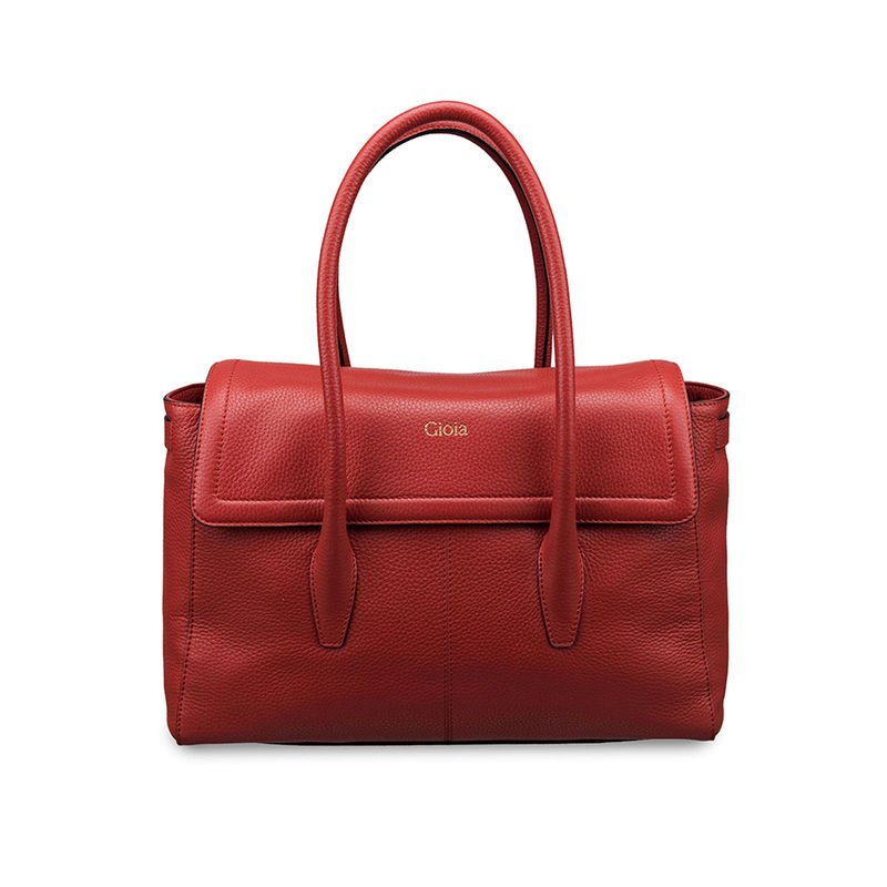 Buy Gioia Red Anna Flap-Over Handbags Online