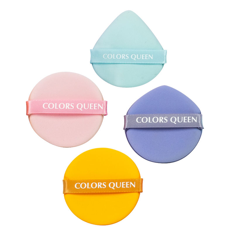 Buy Colors Queen Multicolor Makeup Puffs - Pack Of 4 Online