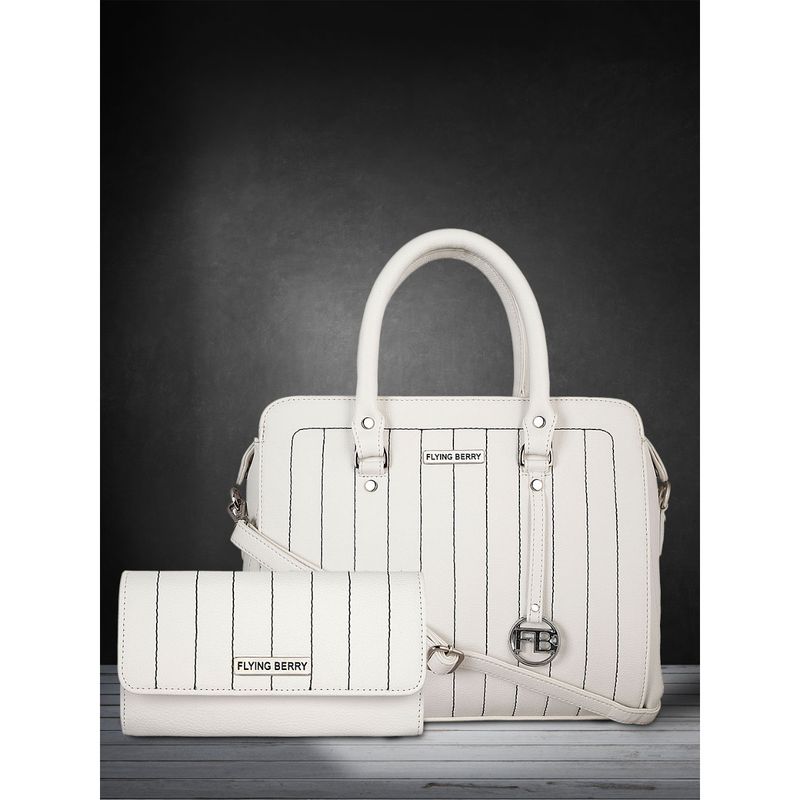 FLYING BERRY Womens White Hand Bag Combo Pack of 2: Buy FLYING BERRY ...
