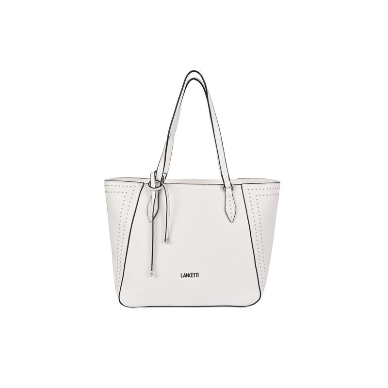 Buy LANCETTI Spectrum White Soft One Size Shopping Bag Online