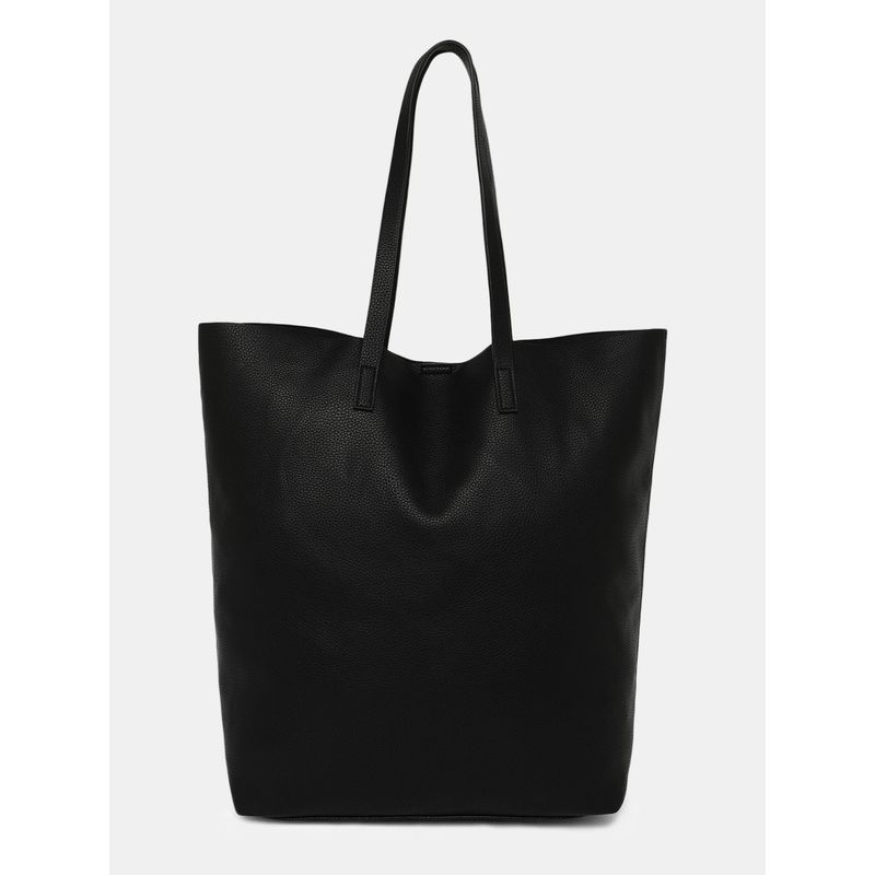 Buy VERO MODA Women Textured Casual wear Black Tote bag Online