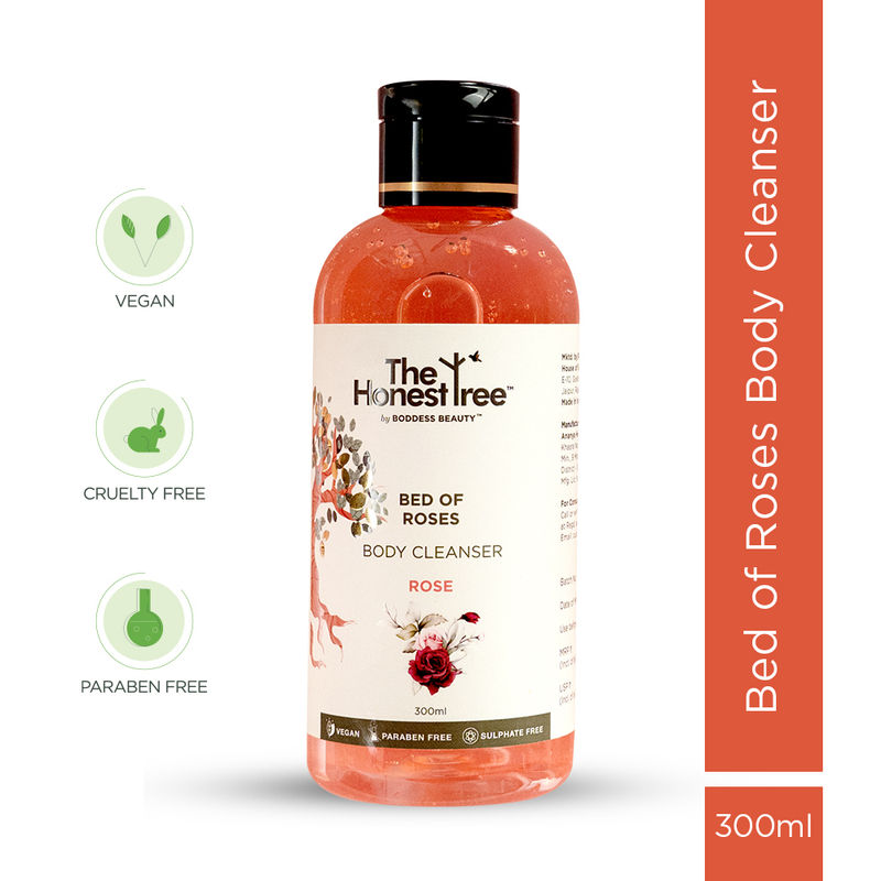 Buy The Honest Tree by Boddess Beauty Bed Of Roses Body Cleanser Online