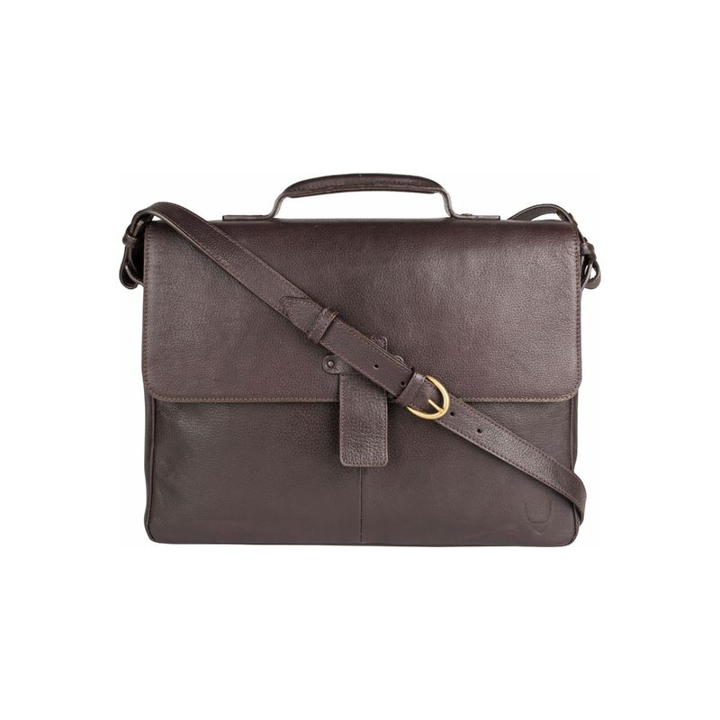 Buy Hidesign Brown Briefcase Men Bag (L) Online