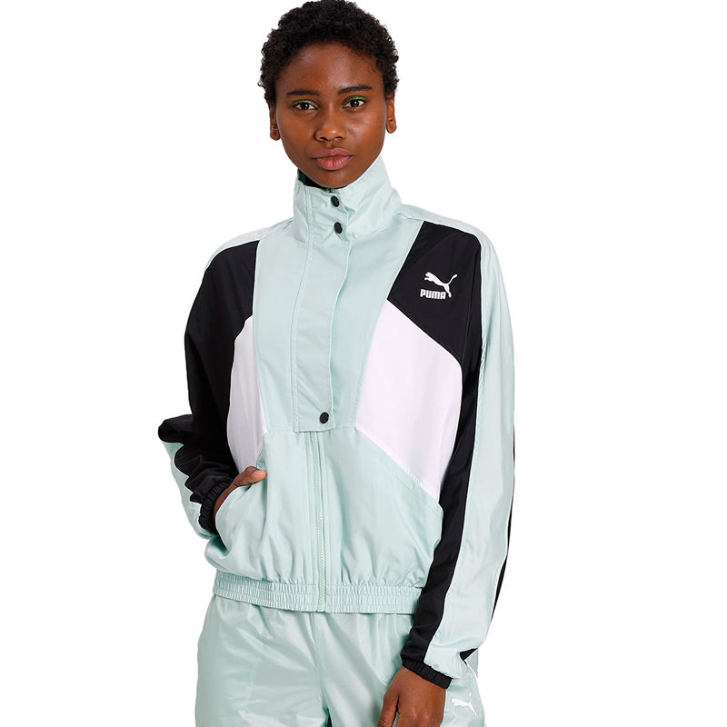 Buy Puma Tfs Woven Track Jacket - Green Online