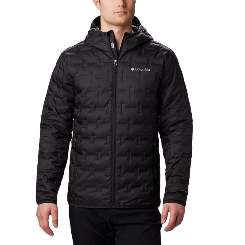 Buy Columbia Mens Black Omni-Heat Reflective Delta Ridge Down Jacket Online
