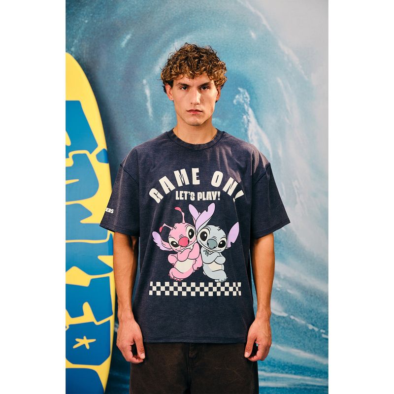 Buy Bonkers Corner Men Blue Cotton Graphic Regular Fit T-Shirt Online