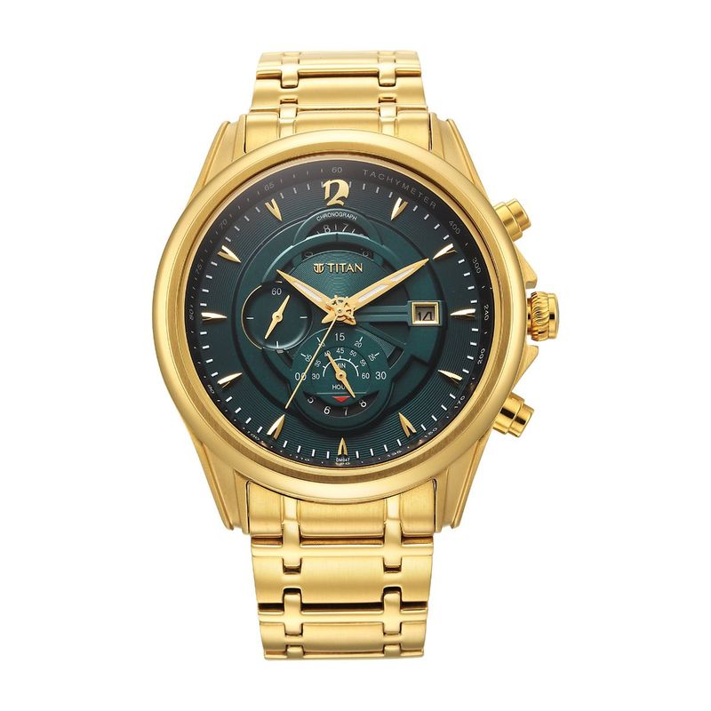 Buy Titan Regalia Premium Timepieces Green Dial Analog Watch for Men Online