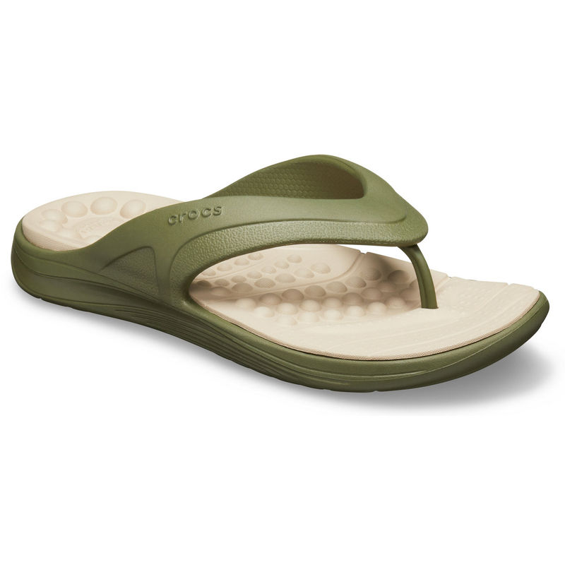 Buy Crocs Reviva Green Unisex Flipflop Online