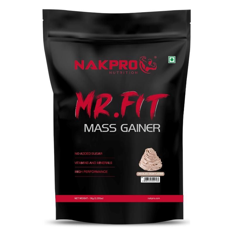Buy NAKPRO Mr. Fit Mass Gainer - Cream Chocolate Online