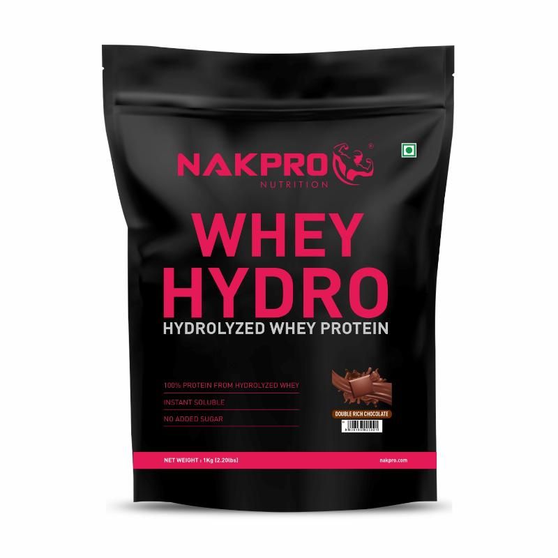 Buy NAKPRO Whey Hydro Protein Supplement Powder - Double Rich Chocolate ...