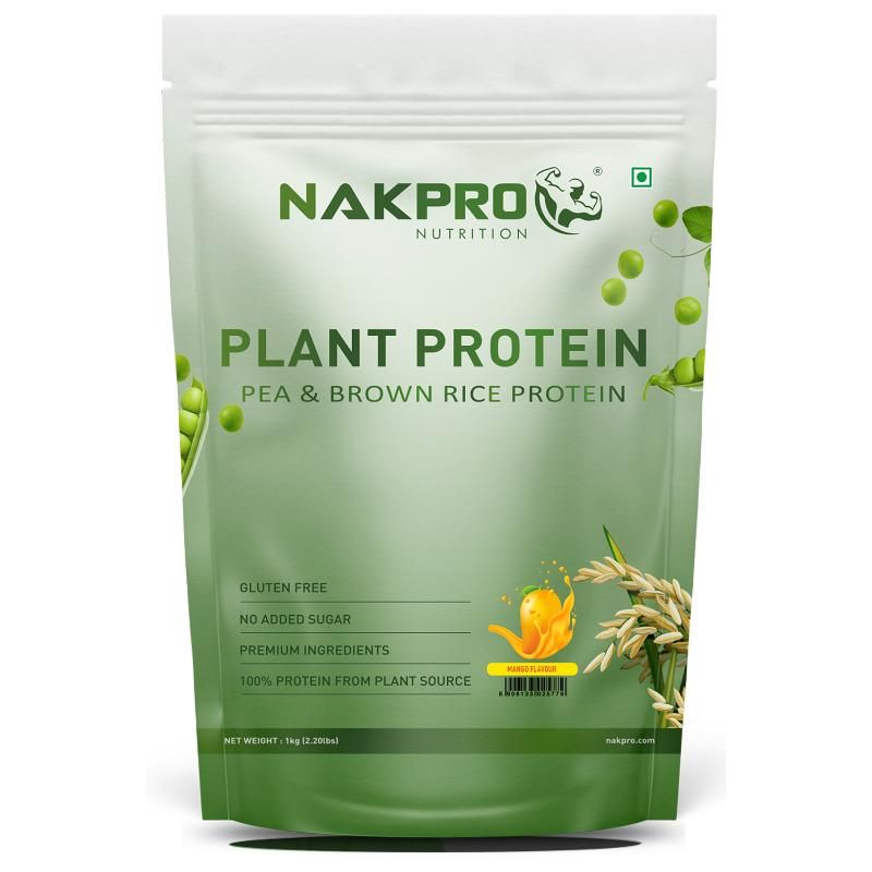 Buy NAKPRO Plant Based Vegan Protein Powder - Mango Online
