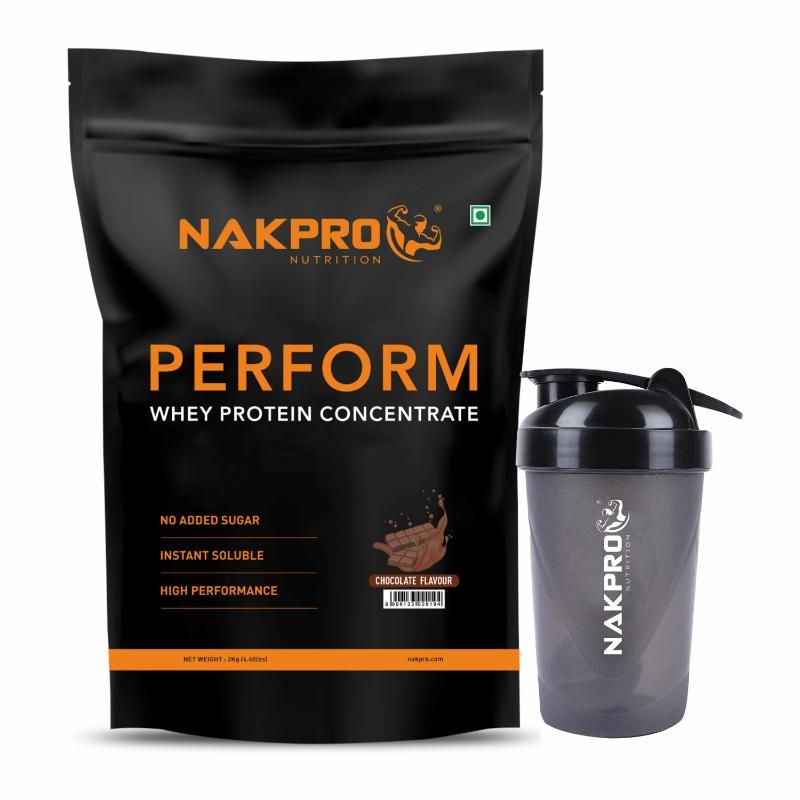 Buy NAKPRO Perform Whey Protein Concentrate With Protein Shaker ...