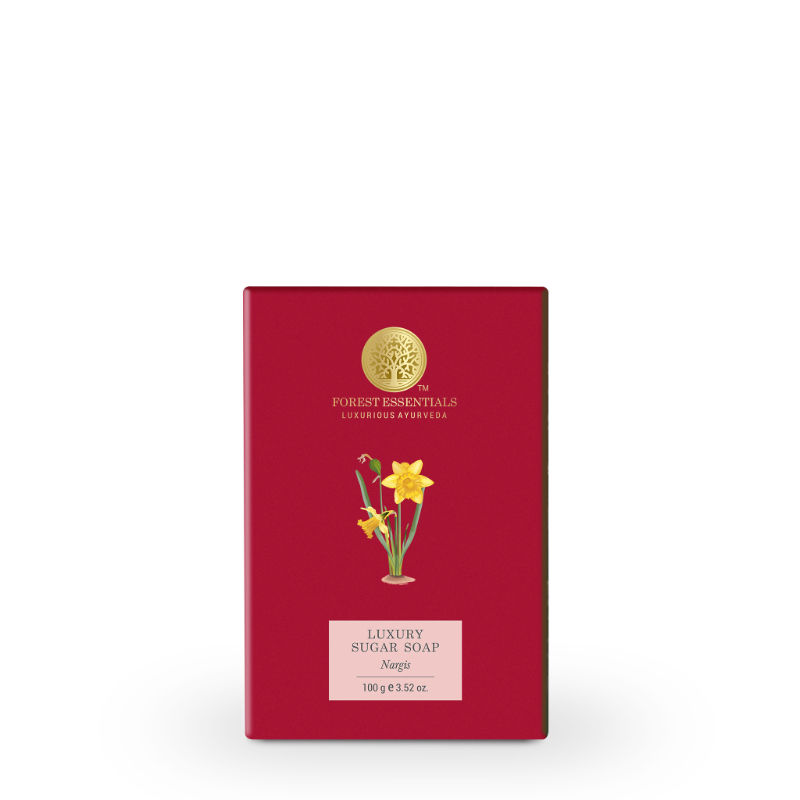 Buy Forest Essentials Luxury Sugar Soap Nargis - Ayurvedic Handmade ...