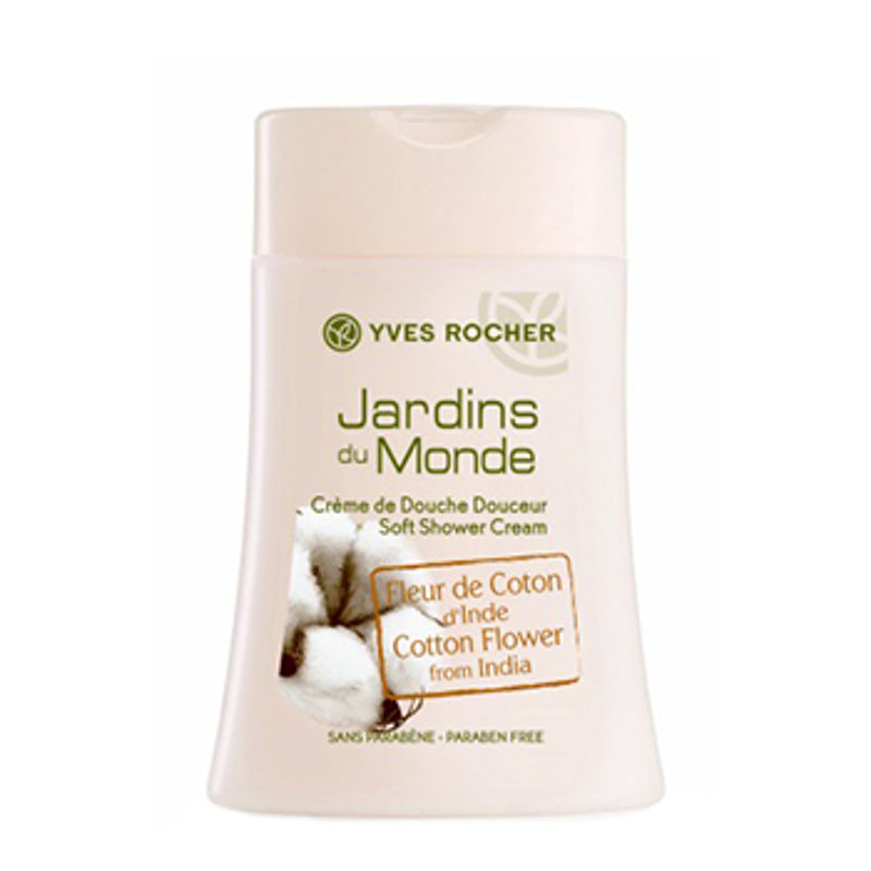 Yves Rocher Jardins Du Monde Soft Shower Cream Cotton Flower From India ...