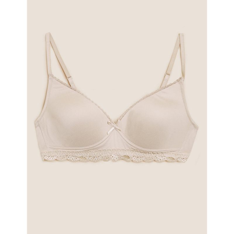 Buy Marks & Spencer Sumptuously Soft Full Cup First Bra - Off White Online