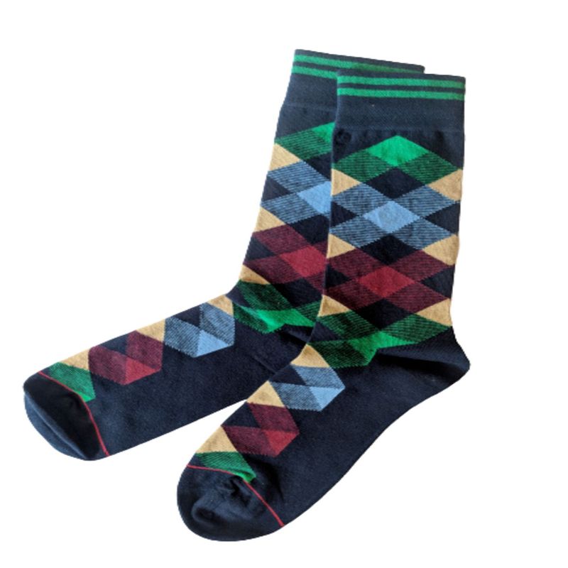 Closet Code Cross Band Socks - Navy Blue (Free Size): Buy Closet Code ...
