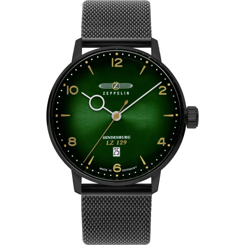 Buy Zeppelin LZ 129 Hindenburg Date Analog Dial Color Green Men Watch ...