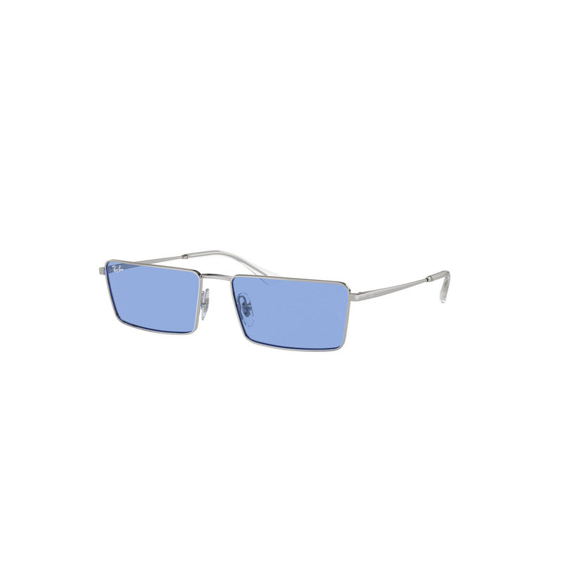 Buy Ray-Ban Unisex UV Protected Blue Lens Rectangle Sunglasses ...