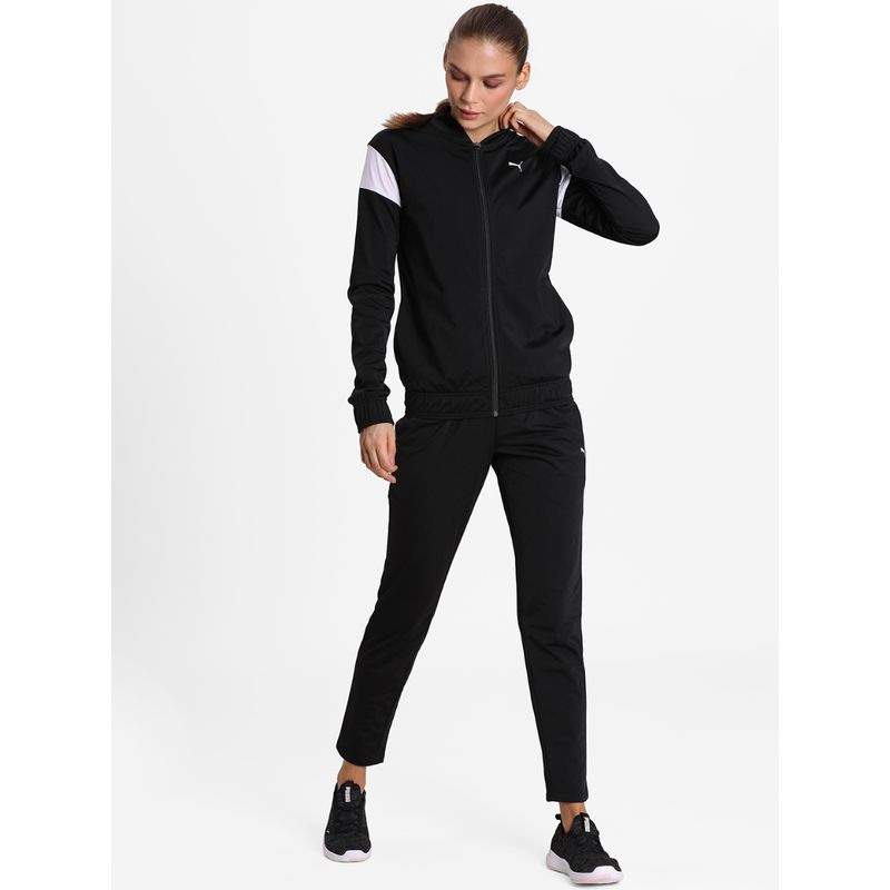Buy Puma Classic Tricot Women Black Track Suit Online