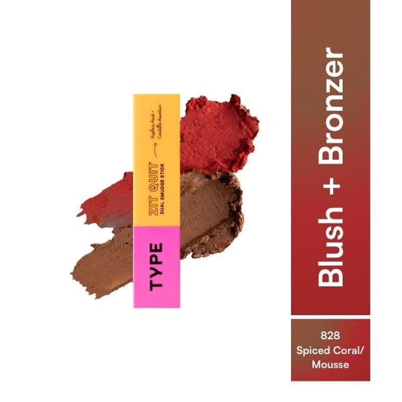 Buy Type Beauty 2 In 1 Blush Stick + Bronzer For Oily Skin with Azelaic ...