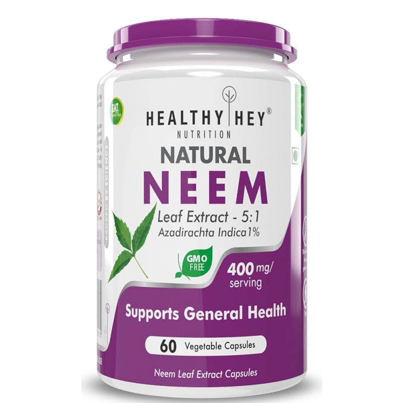 Buy HealthyHey Nutrition Neem Leaf Extract - Veg Capsules Online