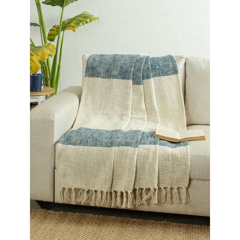 Buy House This Tamraparni Throw - Blue Online