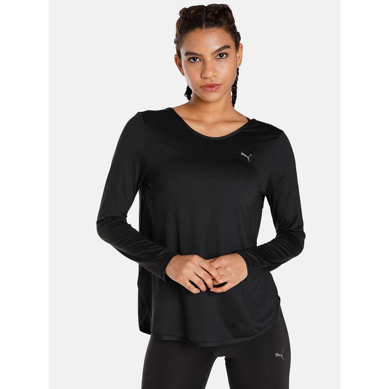 Buy Puma Studio Yogini Lite Womens Black T-shirt Online