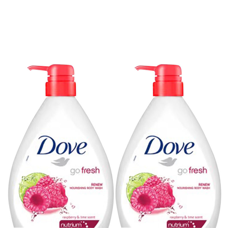 Buy Dove Renewing Raspberry Body Wash - Pack of 2 Online