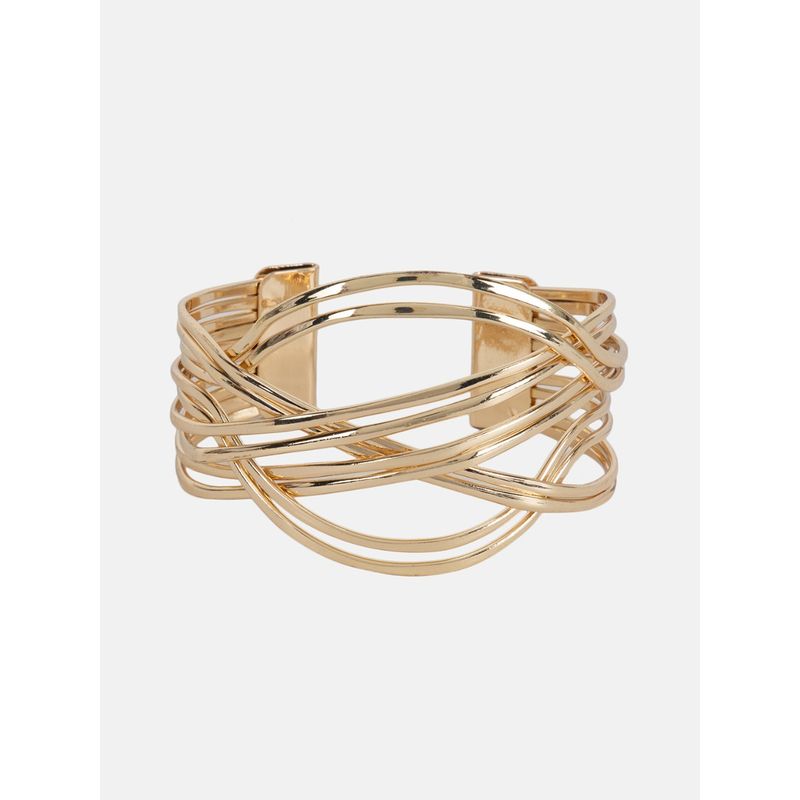 Buy Kazo Gold Cuff Bracelet Online