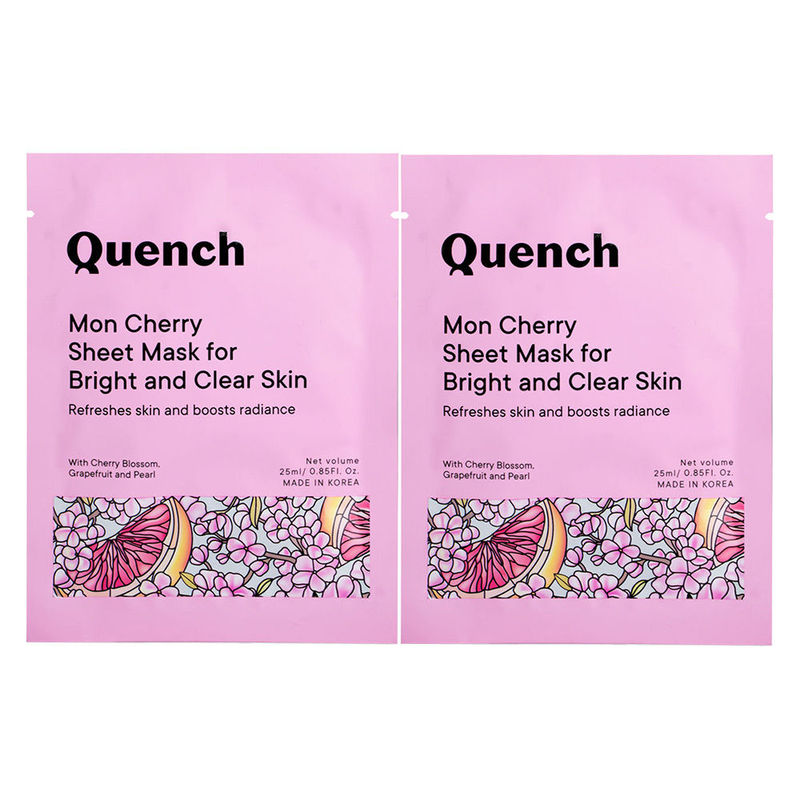 Buy Quench Mon Cherry Sheet Mask Combo Online