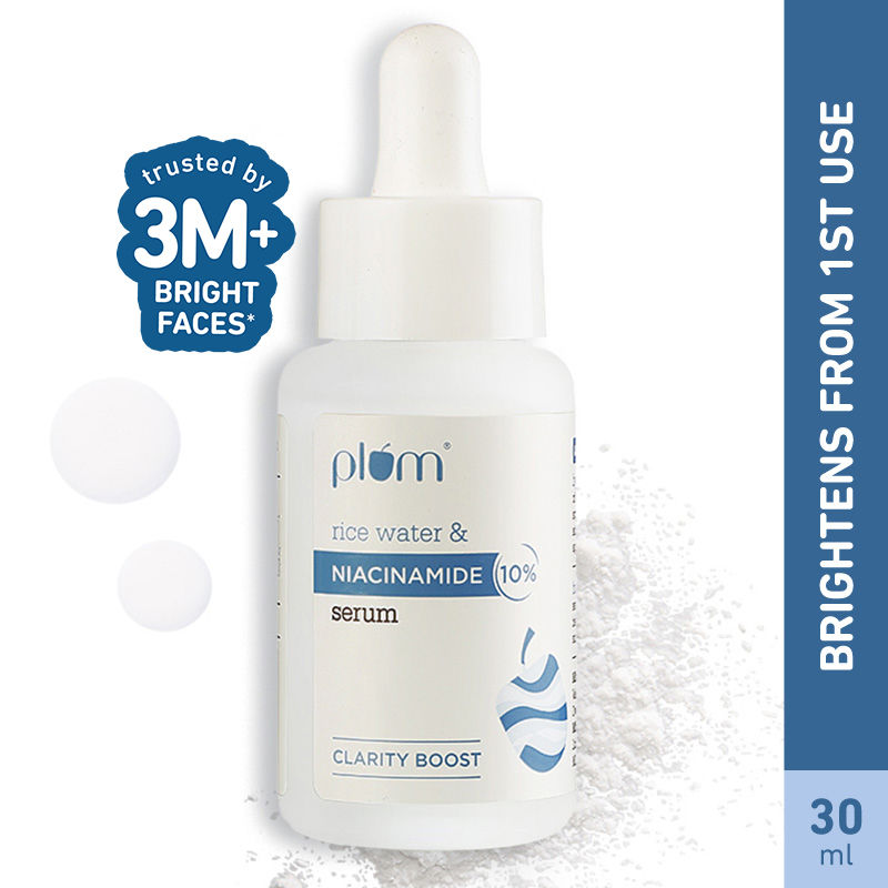 Buy Plum 10% Niacinamide Brightening Face Serum With Rice Water ...