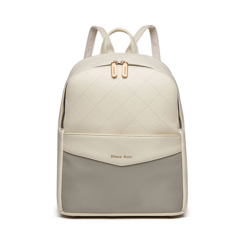 Diana Korr Two Tone Checked Dk Backpack - Pink: Buy Diana Korr Two Tone ...