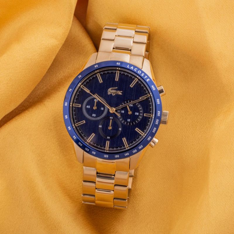 Buy Lacoste Boston 2011096 Blue Dial Analog Watch For Men Online