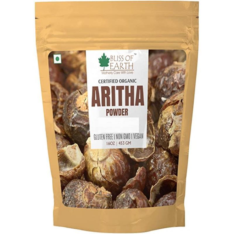 Buy Bliss Of Earth Certified Organic Aritha Powder Online