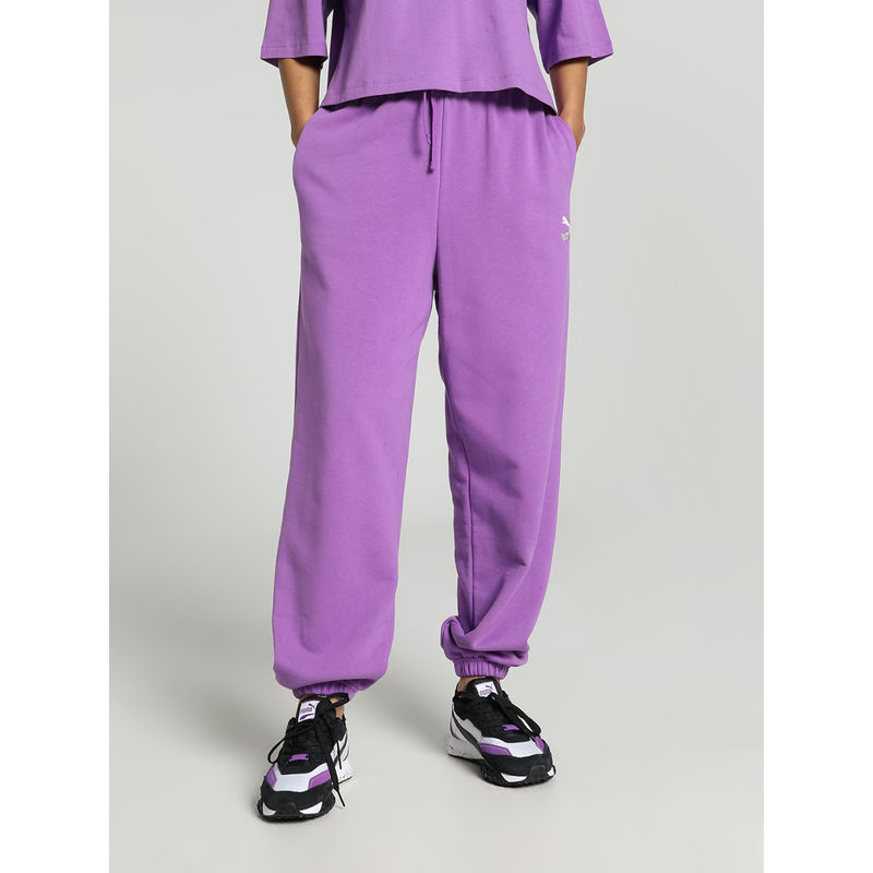Buy Puma BETTER CLASSICS Womens Purple Sweatpants Online