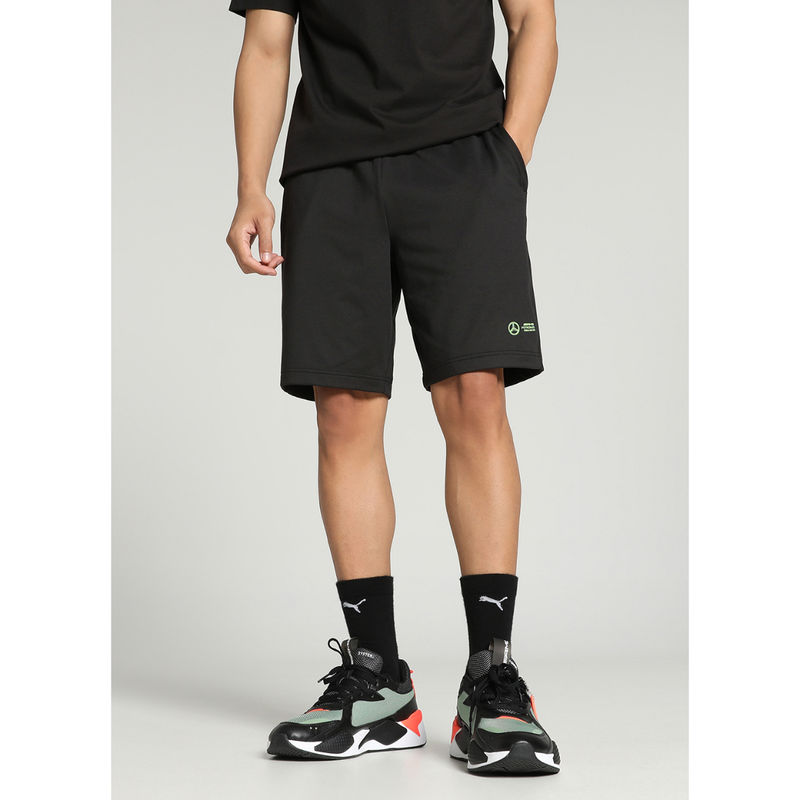 Buy Puma Mercedes Petronas AMG F1 Cloudspun Mens Black Shorts Online