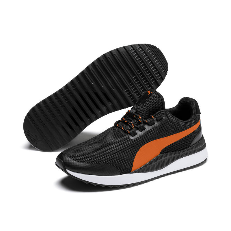 Buy Puma Pacer Next Fs Knit 2.0 Black-Jaffa Running Shoe (11) Online