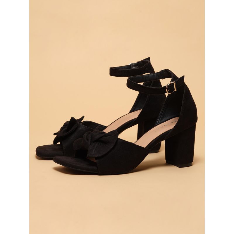 Buy Eridani Susie Black Block Sandal Heels Online
