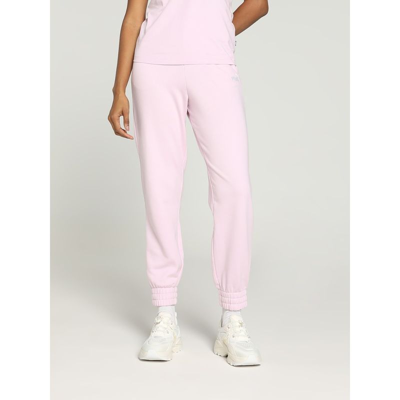 Buy Puma ESS+ Embroidery Women's Purple Sweatpant Online