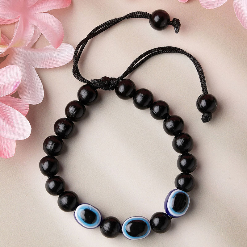 Buy NVR Evil Eye Black Thread Bracelet Online
