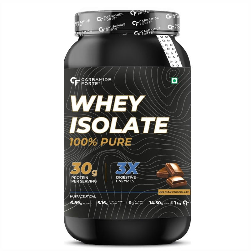 Buy Carbamide Forte Whey Isolate 100% Pure Protein Powder - Belgian ...