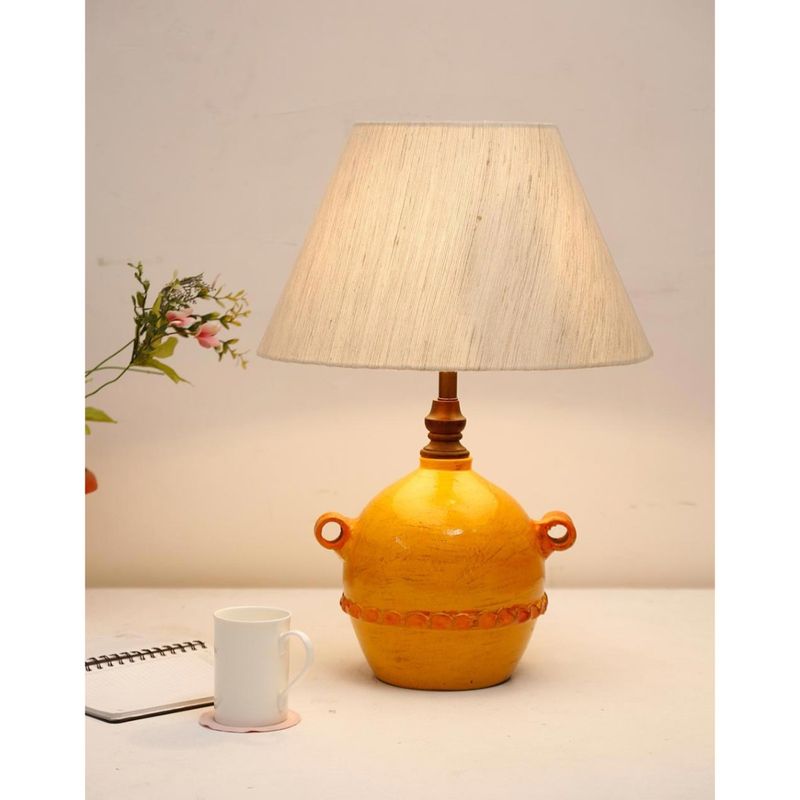 Buy Fabindia Natural Fabric Lamp Shade Online