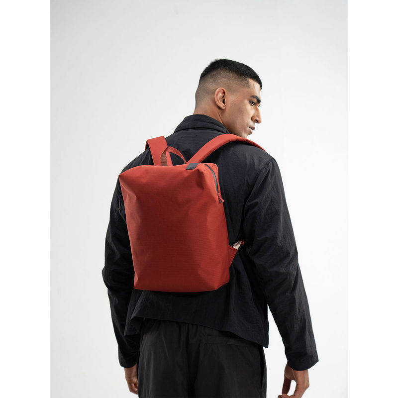 Buy DailyObjects Unisex Solid Pivot Daypack Backpack - Orange (M) Online