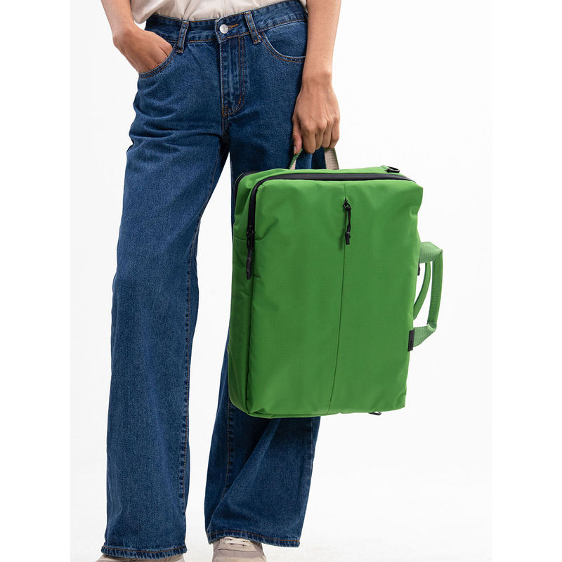 Buy DailyObjects Unisex Solid Pivot Brief Backpack - Seagrass (M) Online