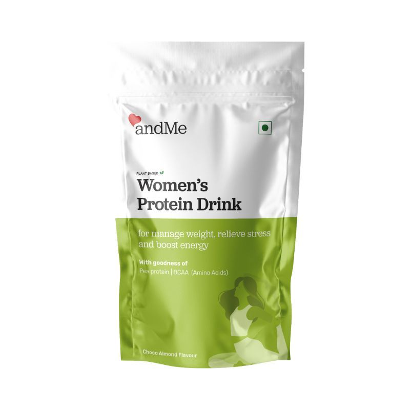 Buy andMe Plant Based Women's Protein Powder Choco Almond Flavour Online