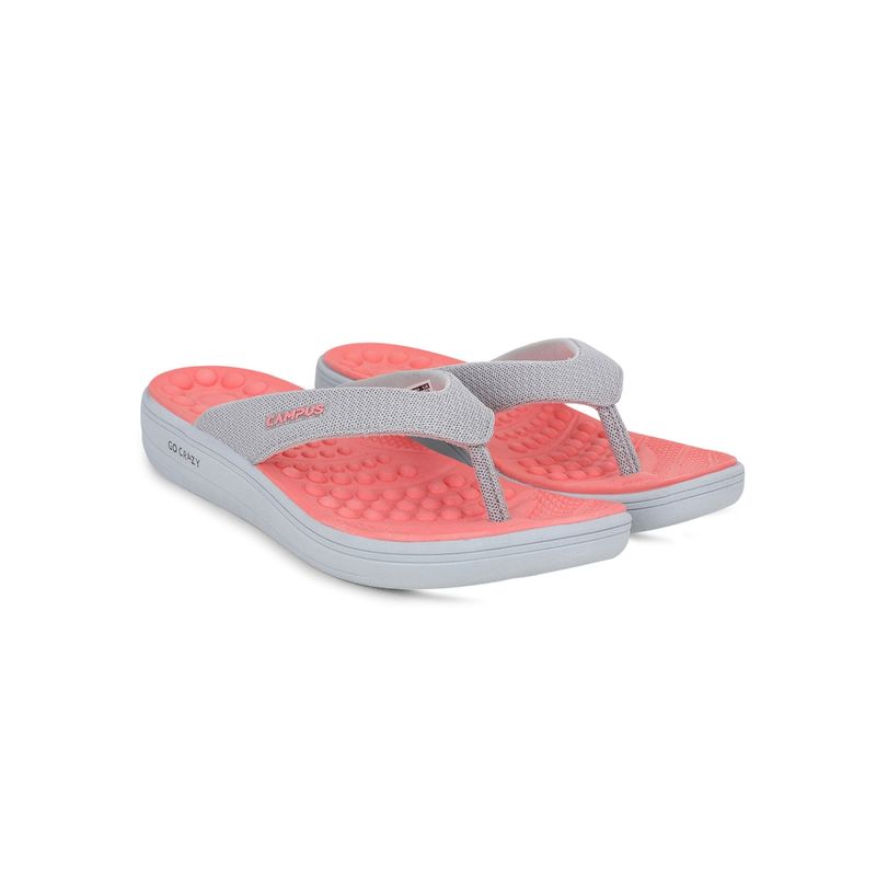 Buy Campus Color Block Grey Slippers For Women Online