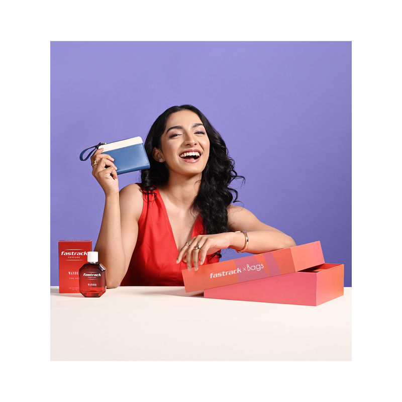 Buy Fastrack Wallet And Perfume Gifting Set Online