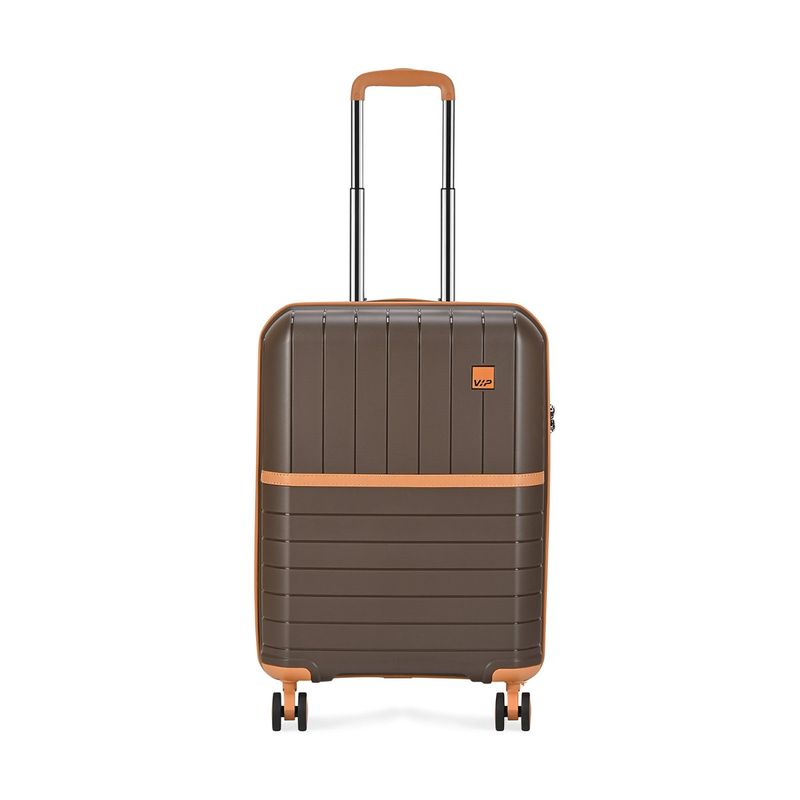 Buy VIP Unisex Brown Small Trolley Bag Online