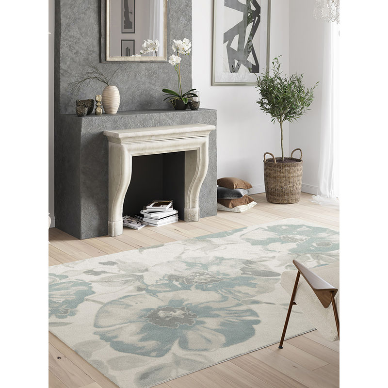 Buy Ddecor Live Beautiful Turquise-Polypropylene-Large-Rug-Opus Online
