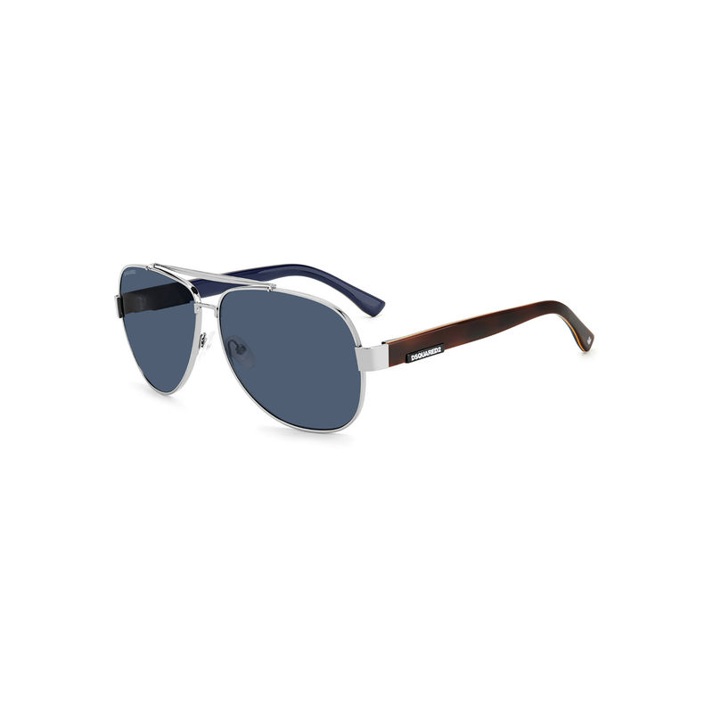 Buy Dsquared Blue Carbon Fiber UV Protection Full Rim Aviators ...